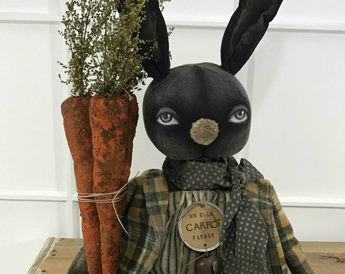 Rabbit Epattern-primitive Bunny Cloth Doll Craft Digital Download ...