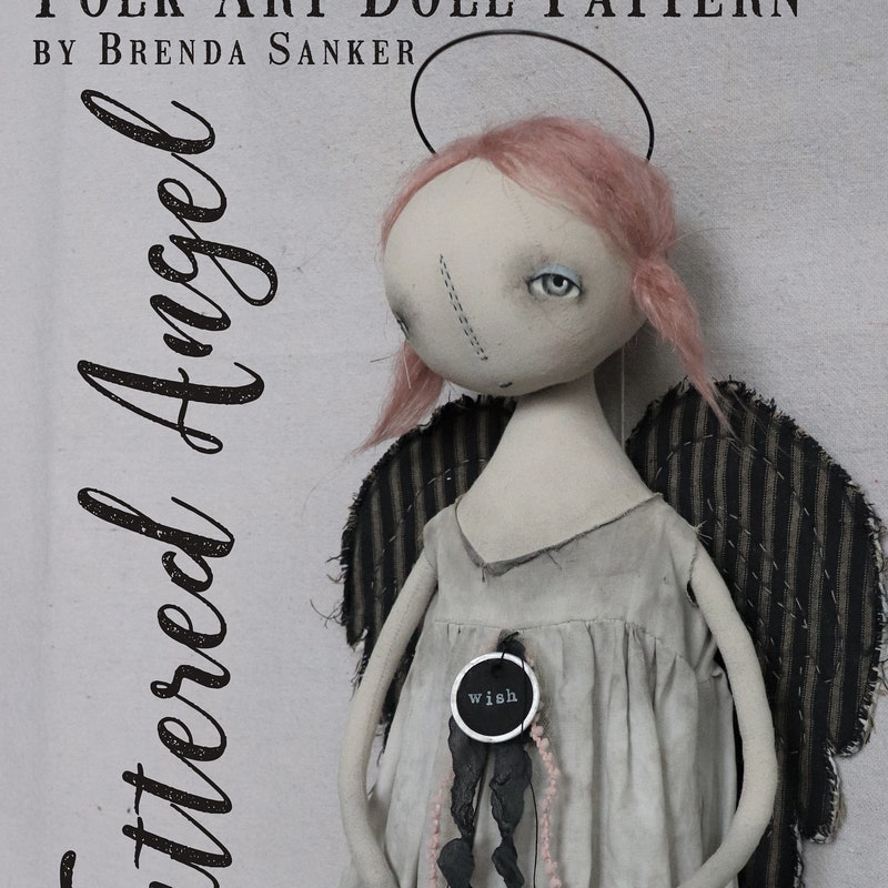 Primitive Angel Doll - Etsy