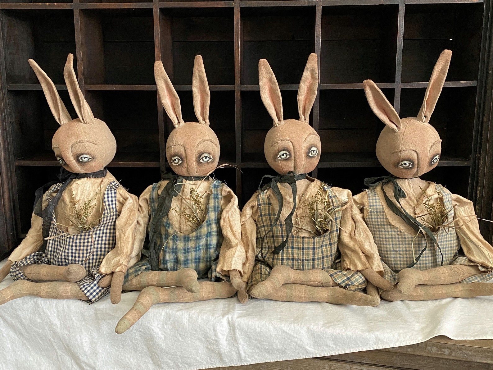 Bunny Rabbit Epattern-primitive Cloth Doll Craft Digital Download ...