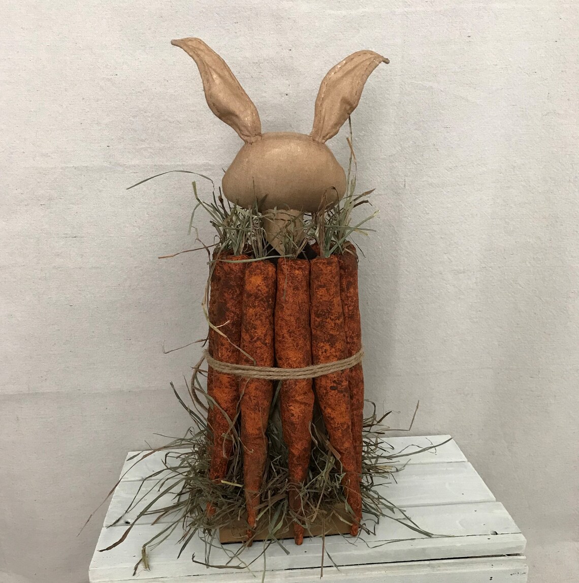 Bunny Rabbit Epattern-primitive Cloth Doll Craft Digital - Etsy