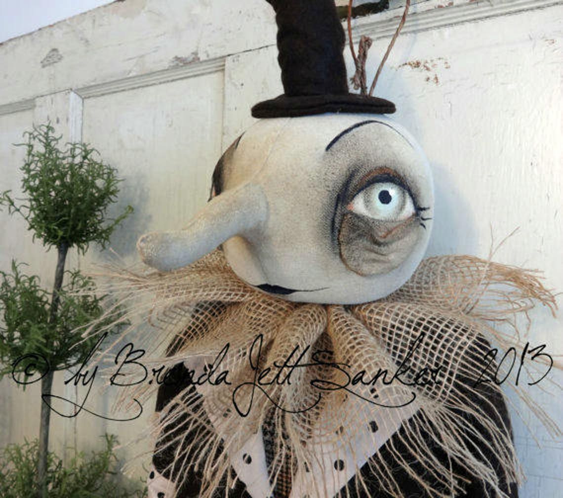 Moon Epattern-primitive Moon Ghost Cloth Doll Craft Digital Download ...