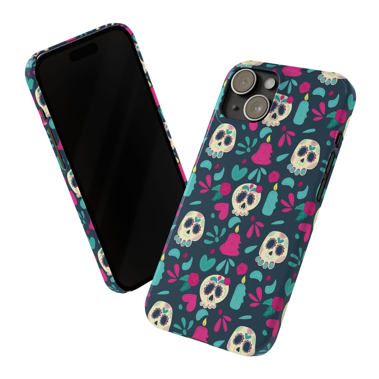 Dia De Muertos Skull iPhone Slim Case - Etsy