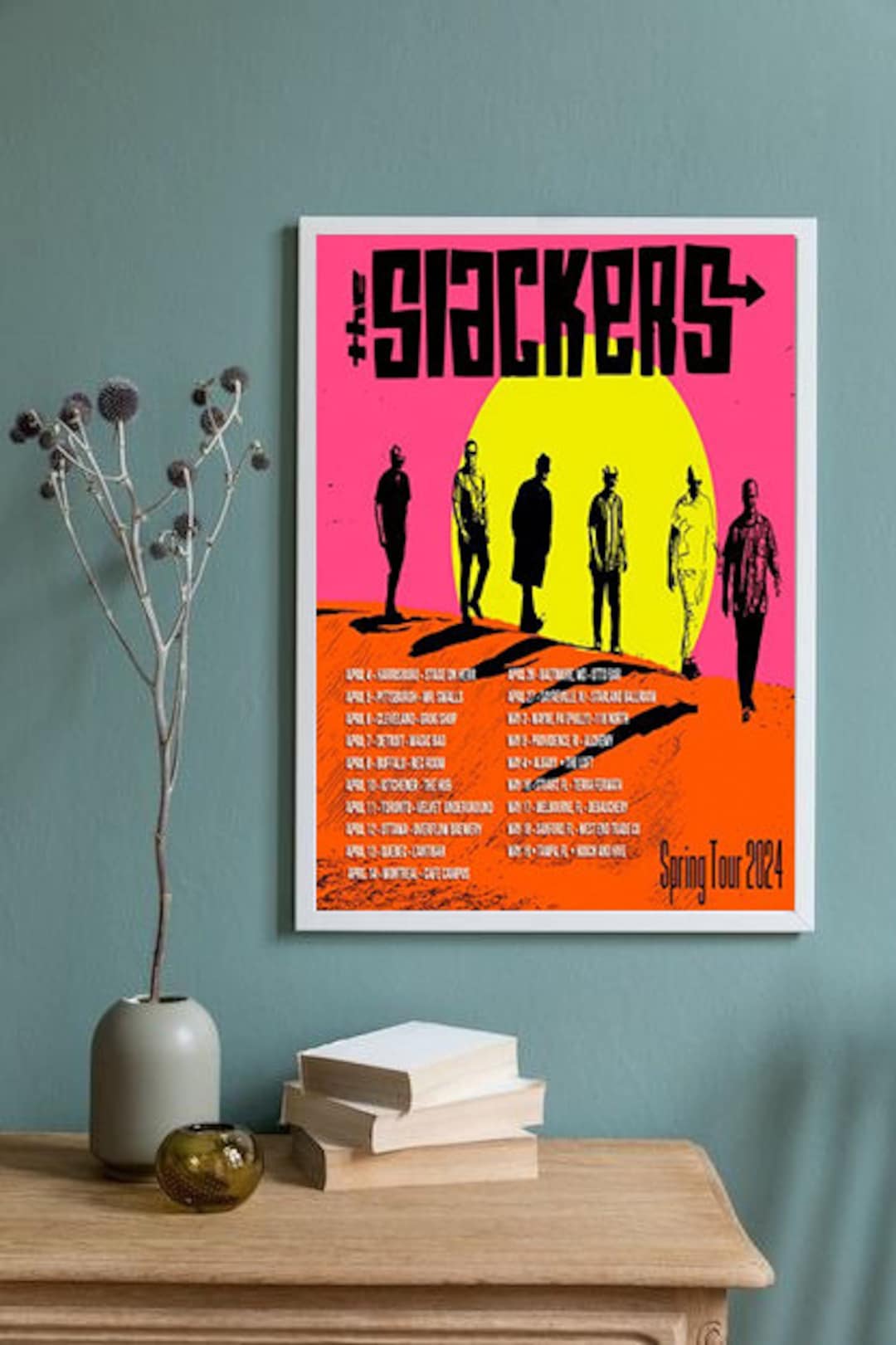 The Slackers 2024 Spring Tour Poster - Etsy