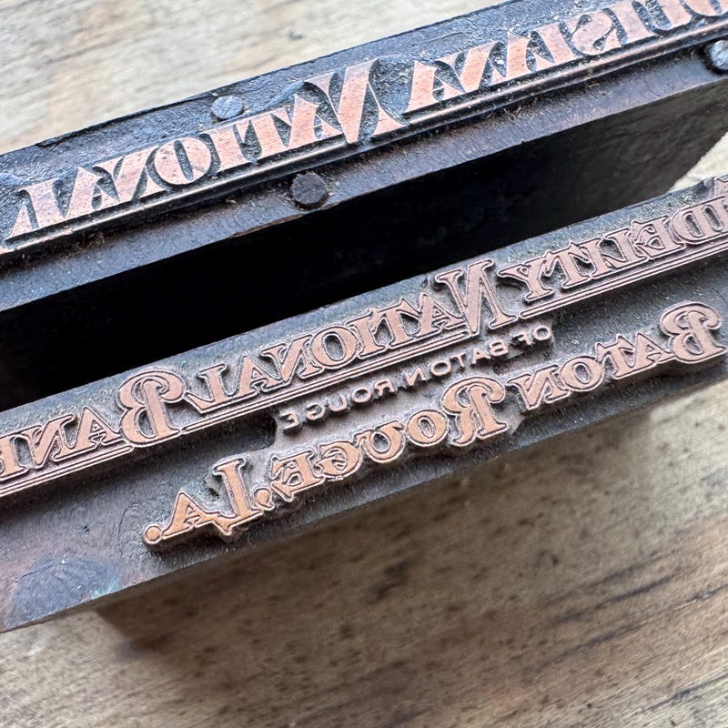 Letterpress Blocks - Etsy