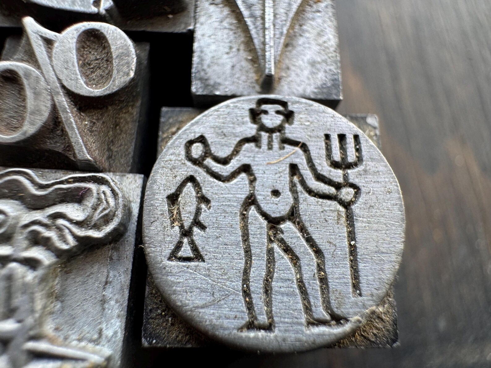 Vintage Metal Letterpress Printing Block – Pick Your Design - Etsy