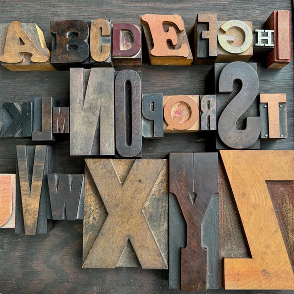 Wood Block Letters - Etsy