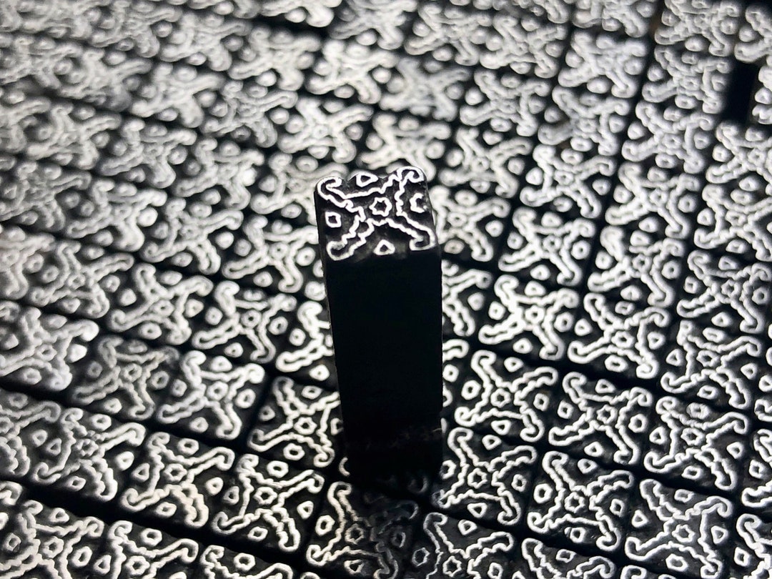 One Small Antique All Metal PRINTING BLOCK - Ornate Ornamental ...
