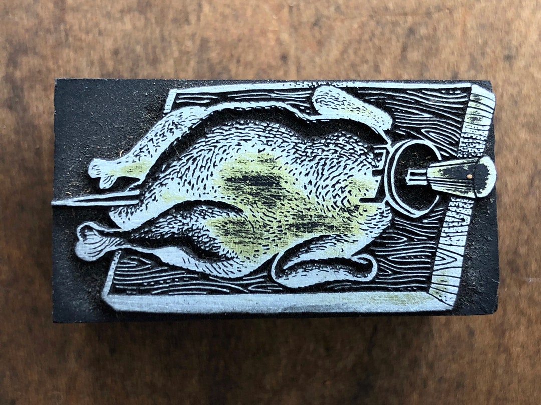 Vintage Letterpress PRINTING BLOCK Beautifully Detailed - Etsy