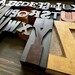 Pick Your Letters Antique WOOD TYPE, Vintage Alphabet, Printing Block ...