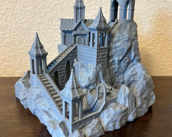 Medieval Castle Tower Planter | 3D Printed Succulent Pot | Fairy Garden ...