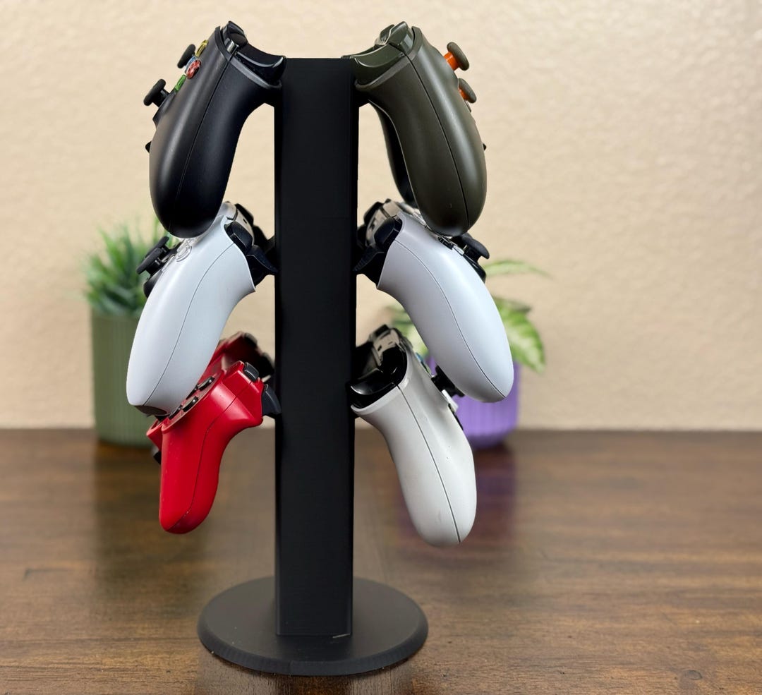 Gaming Controller Stand: Universal Headset Organizer, Holds 6 ...