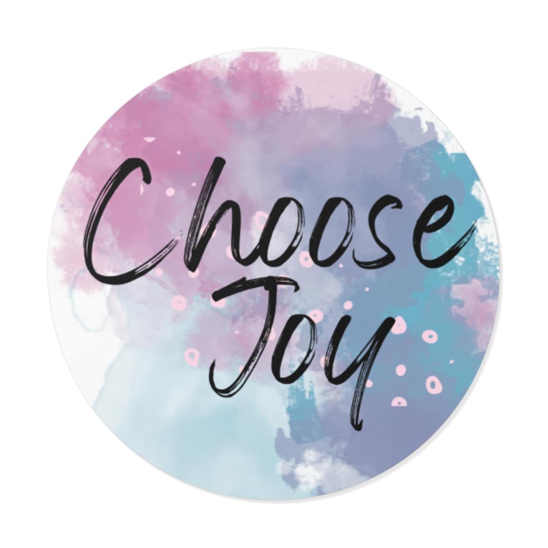 Choose Joy Sticker: Inspirational Vinyl Decal, Water-resistant - Etsy