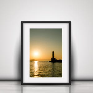 Chania Sunset, Digital Art, Printable Photography, Digital Download ...