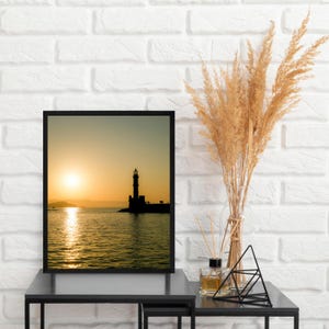 Chania Sunset, Digital Art, Printable Photography, Digital Download ...