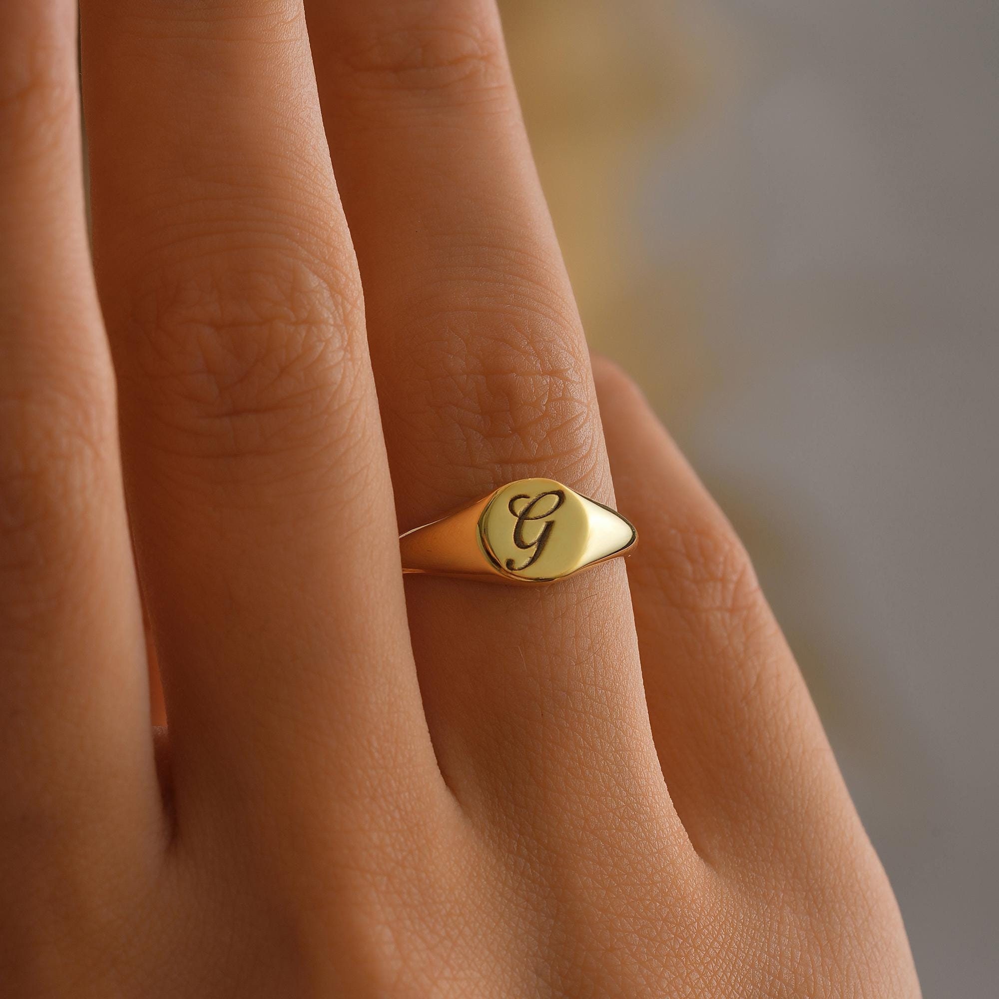Size 9 Signet - Etsy Size 9 Signet - Etsy