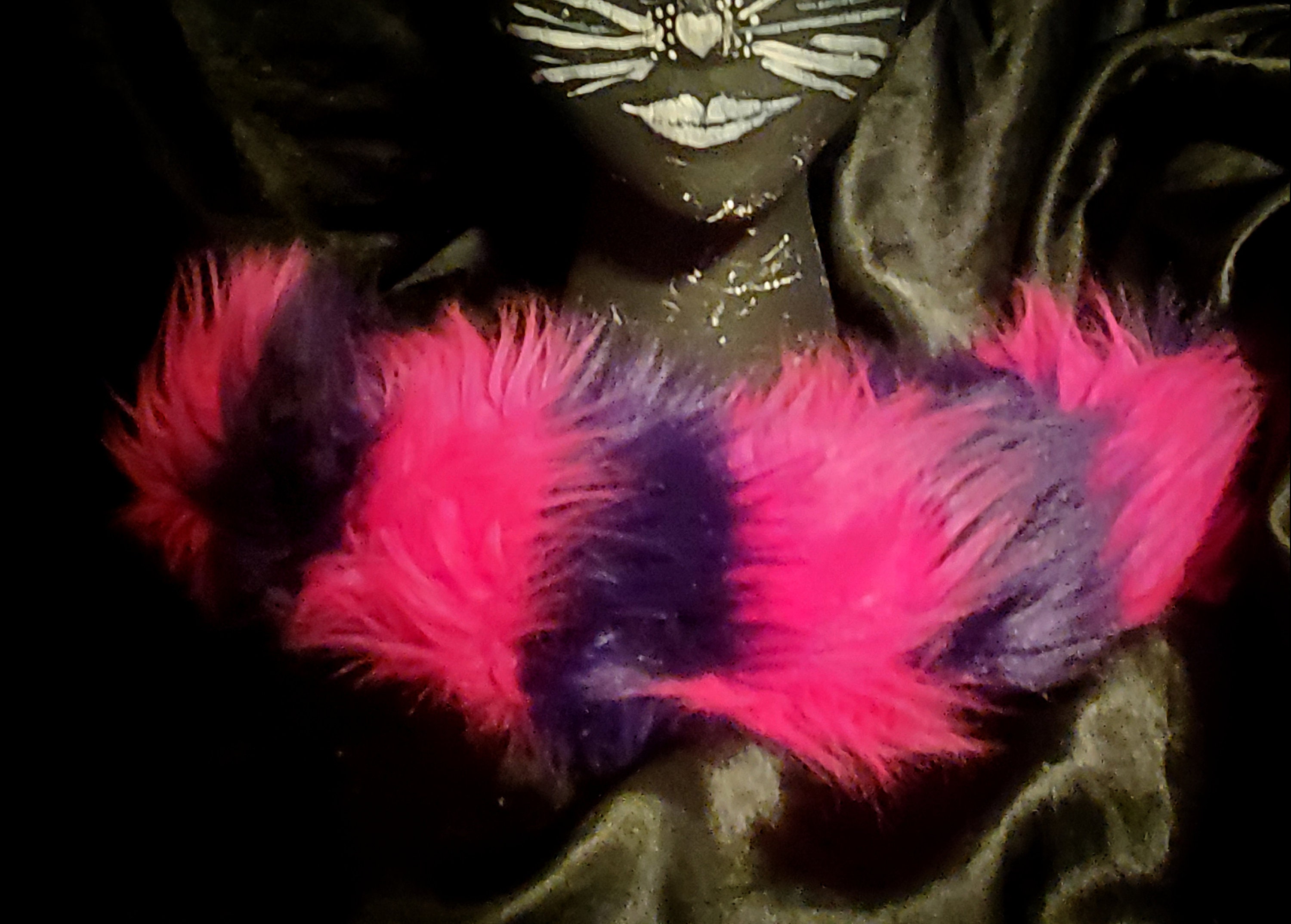 Pink and Purple Cheshire Cat Tail - Etsy