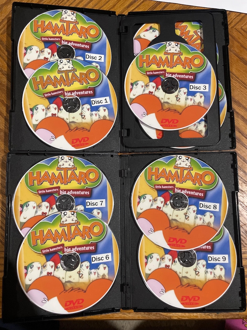 Hamtaro English Dub Complete Series DVD (region 1 NTSC) 2002-2004 104 ...