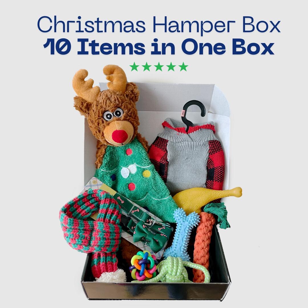 Custom Dog Gift Box Hamper Birthday Present Christmas Hamper Puppy ...