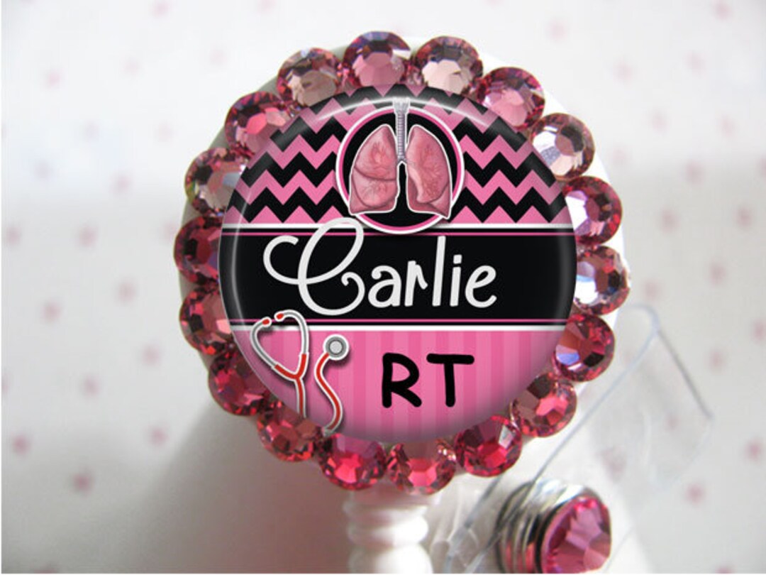 RT Badge Reel, Respiratory Therapist Badge Holder, Respiratory Therapy ...