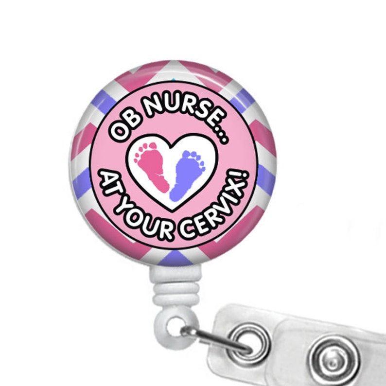 OB Nurse Badge Reel Labor and Delivery Badge Reelob Nurse | Etsy