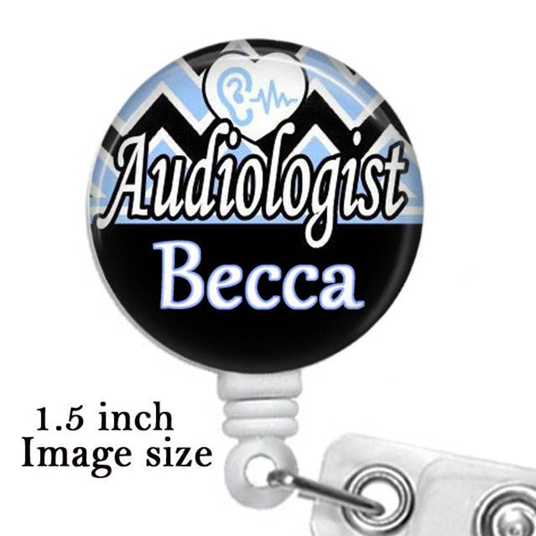 Audiology Badge Holder, Retractable Badge, Audiologist Badge Reel ...