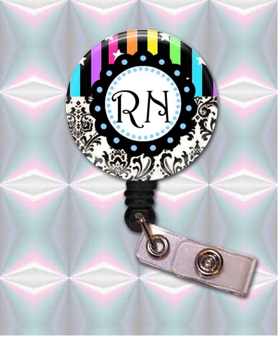 RT Badge Holder, LPN Badge Reel,nurse Badge Holder,rn Badge Reel,lpn ...