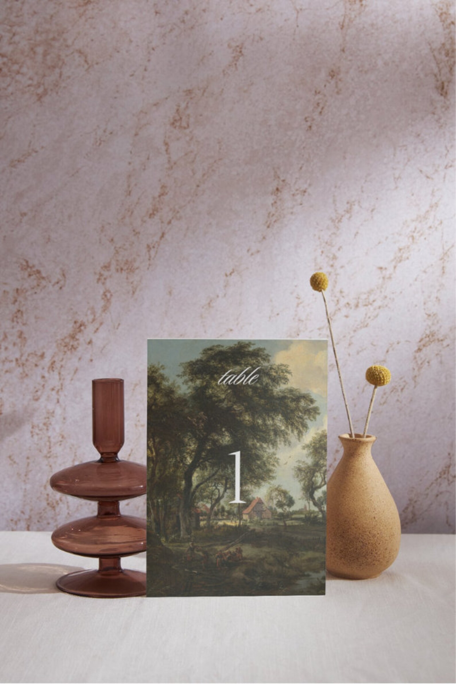 Fine Art Wedding Table Numbers Instant Download, Printable Table ...