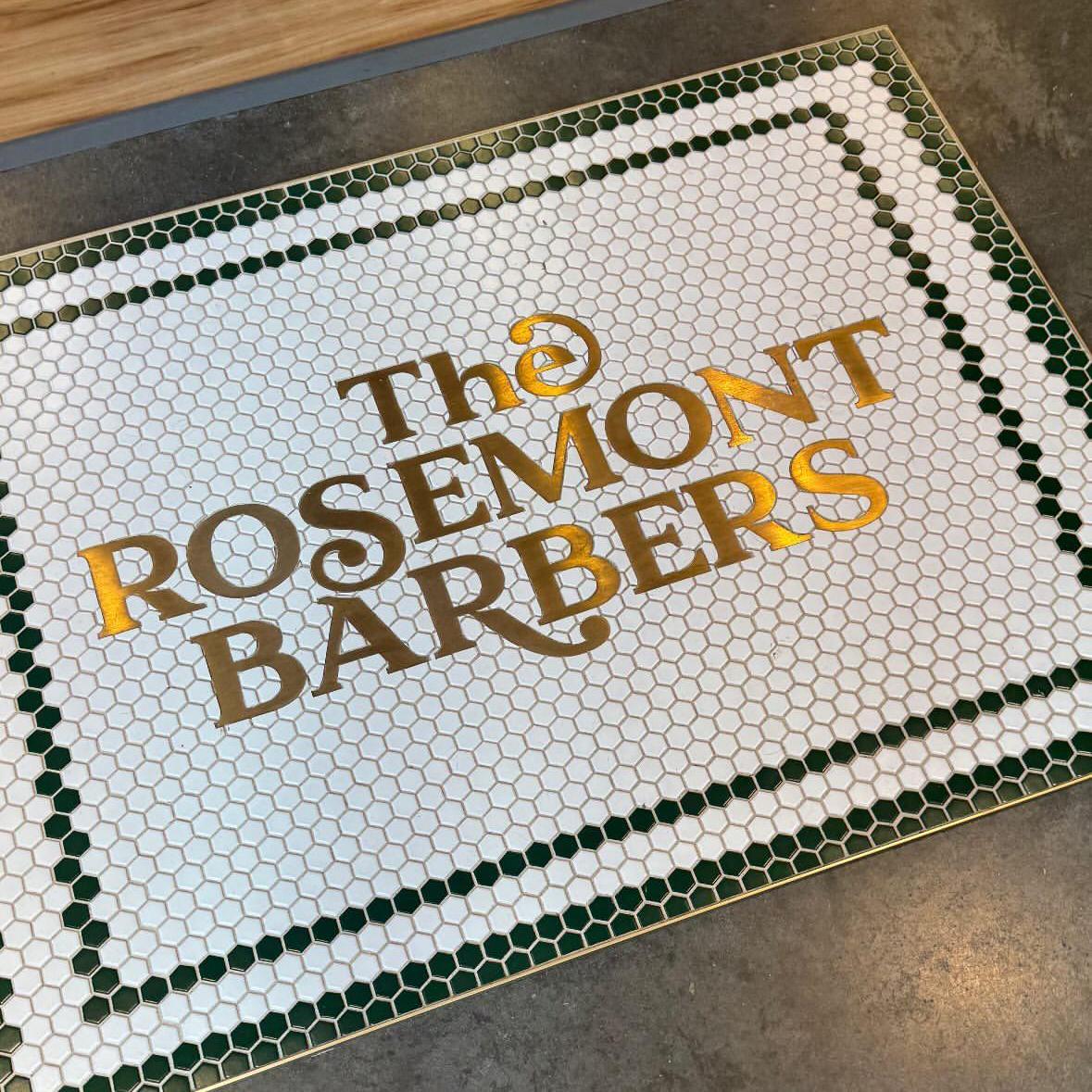 Vintage Style Metallic Letter Mosaic | Handmade Business Entrance Sign ...