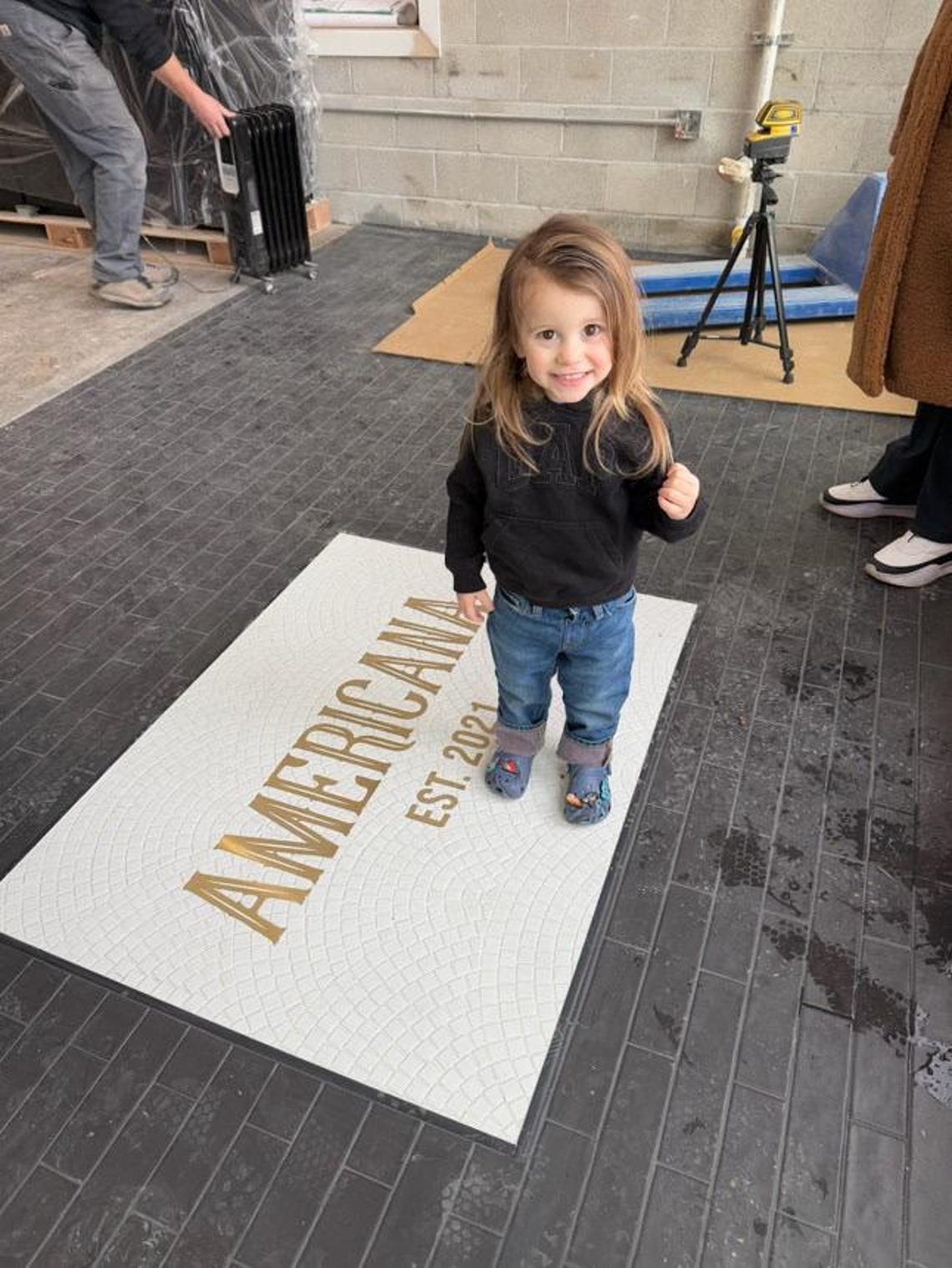 Tailored Metal Mosaic Masterpiece | Personalized Entry Floor Emblem ...