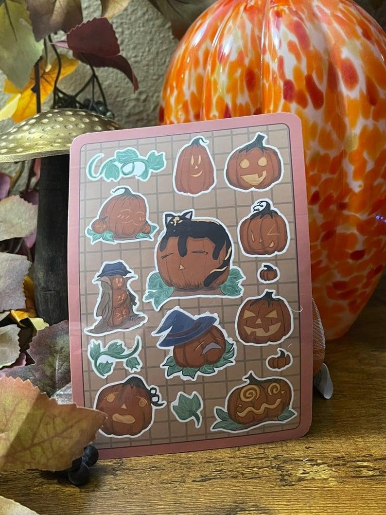 Pumpkin Patch - Sticker Sheet - Etsy