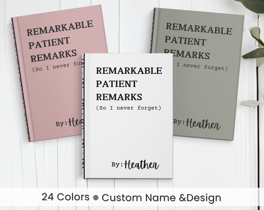Personalized Nurse Journal - Funny Nurse Notebook - Custom Nurse ...