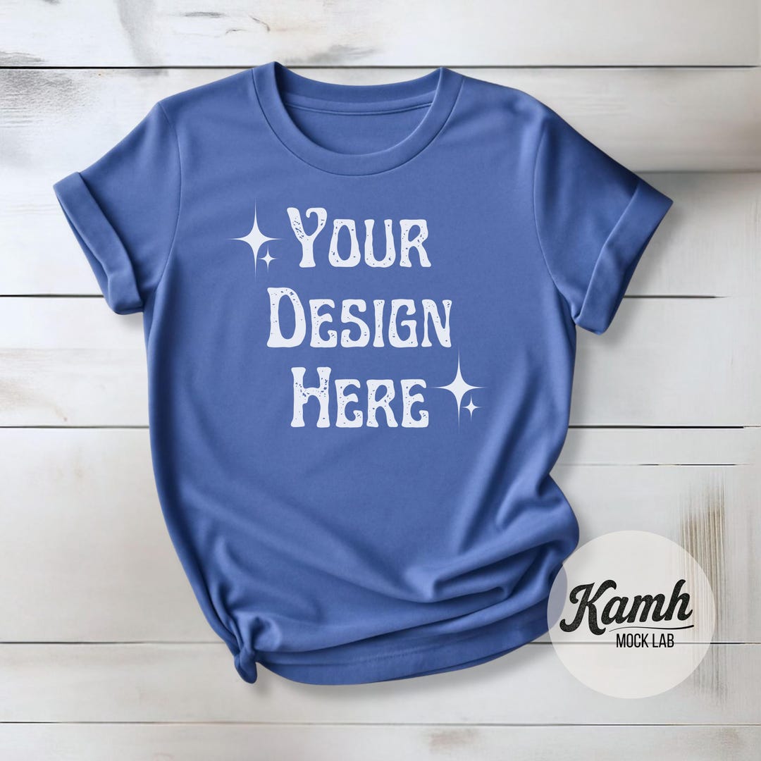 Gildan 64000 Iris T-shirt Mockup, Flat Lay G64000 Mockup - Etsy UK
