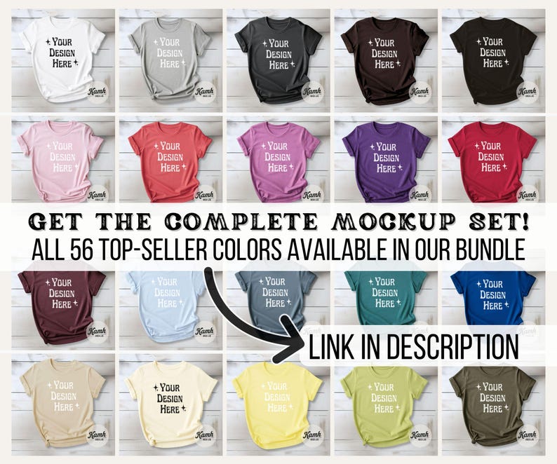 Gildan 64000 Light Pink T-shirt Mockup, Simple Flat Lay Gildan 64000 ...