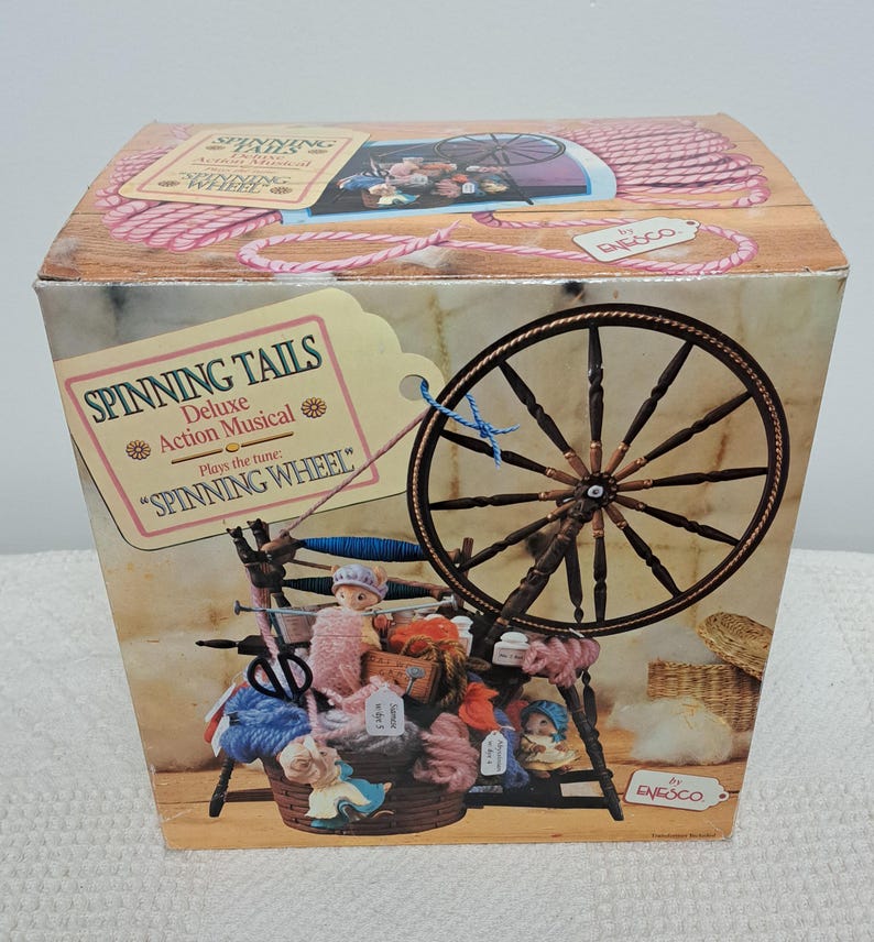 Vintage Enesco Spinning Tails Deluxe Animated Music Box 1995 - Etsy