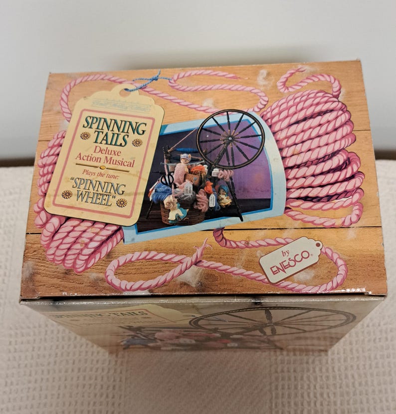 Vintage Enesco Spinning Tails Deluxe Animated Music Box 1995 - Etsy
