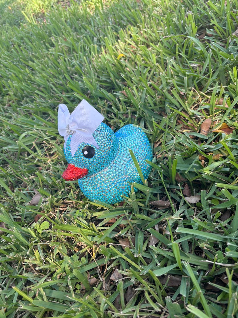 Cheer Bedazzled Duck Rhinestone Personalized - Etsy