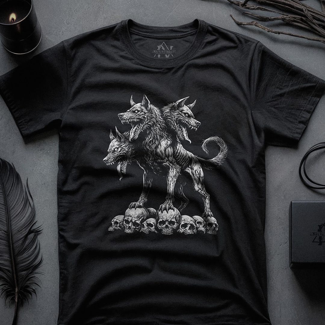 Hellhound Tshirt Underworld Dog Tee Dark Academia Spooky Hades ...