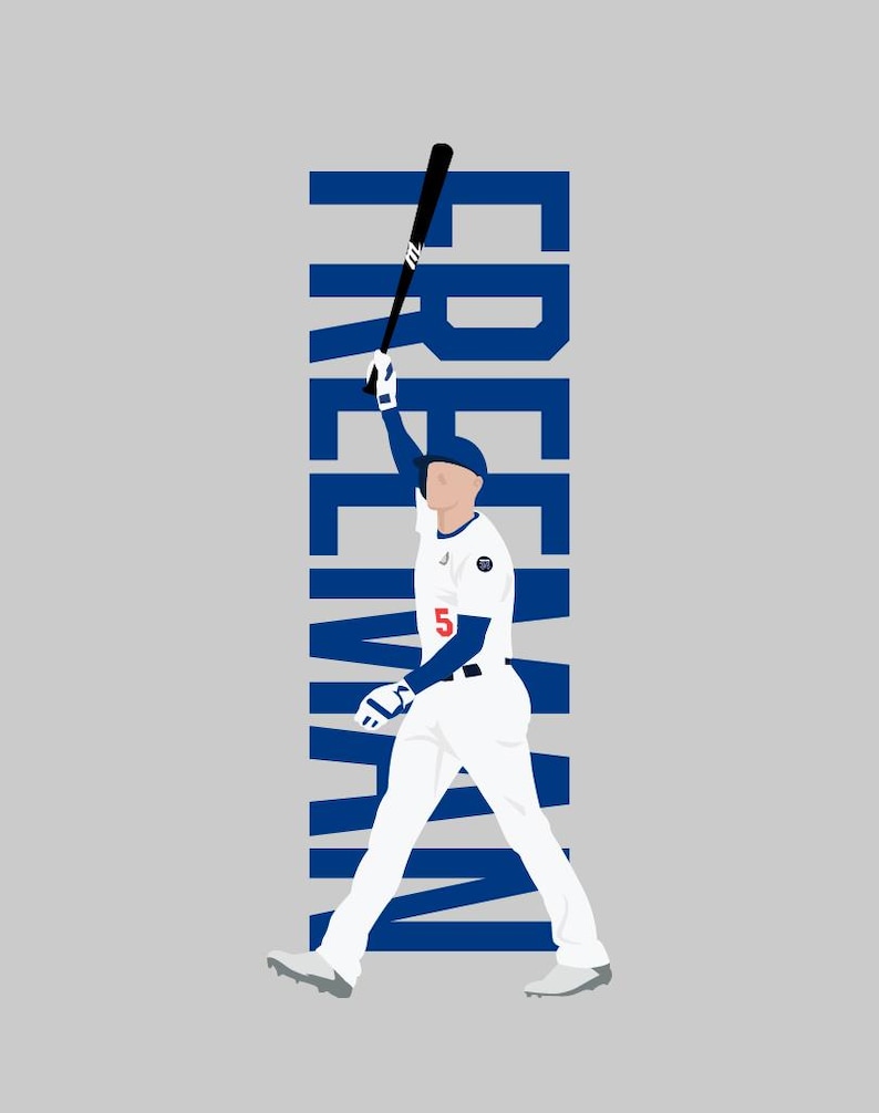 WS MVP Freddie Freeman Game 1 Walk-off Homerun Pose - Etsy