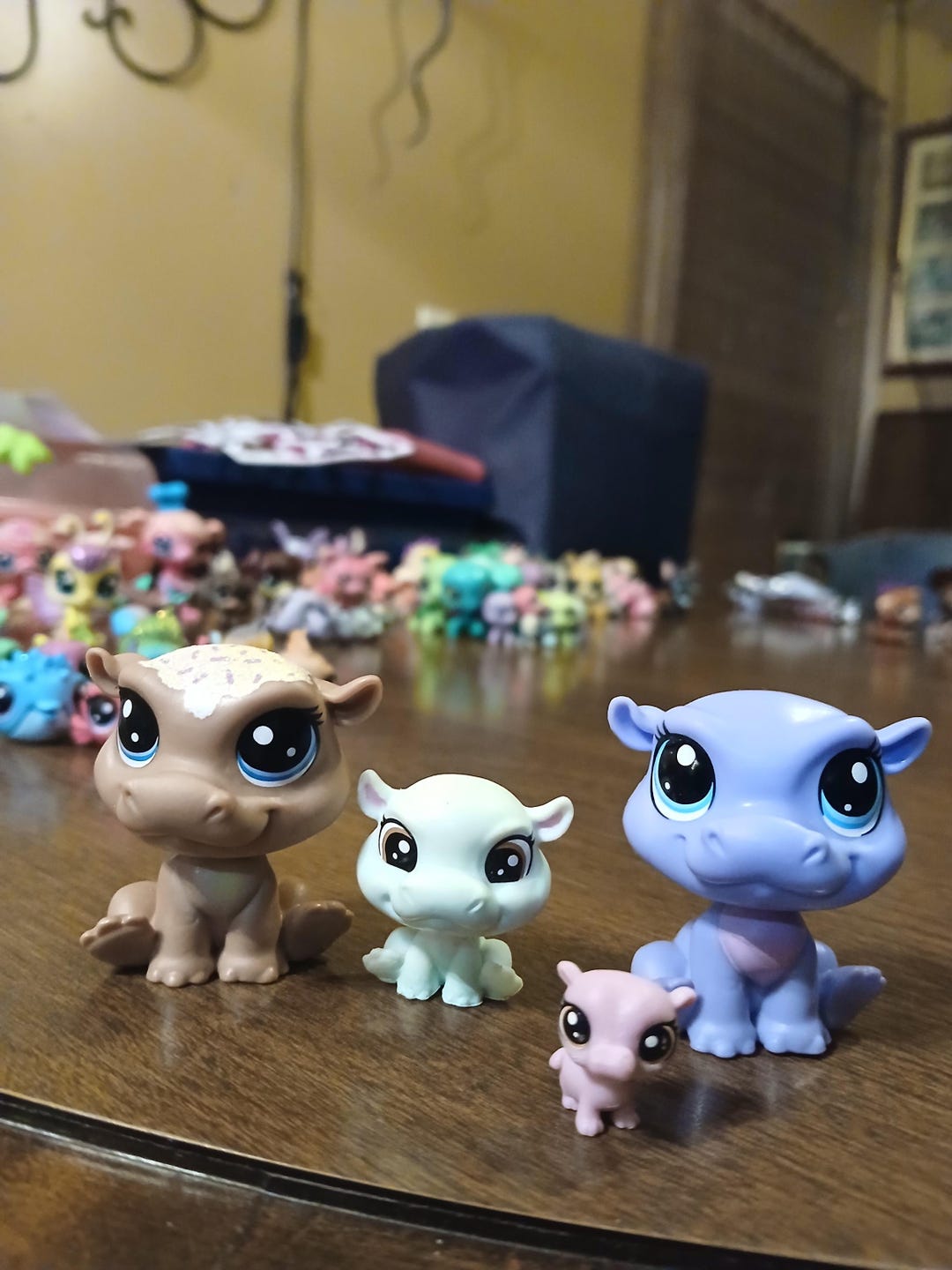 Littlest Pet Shop, Hippo Lot Family With Micro - Etsy