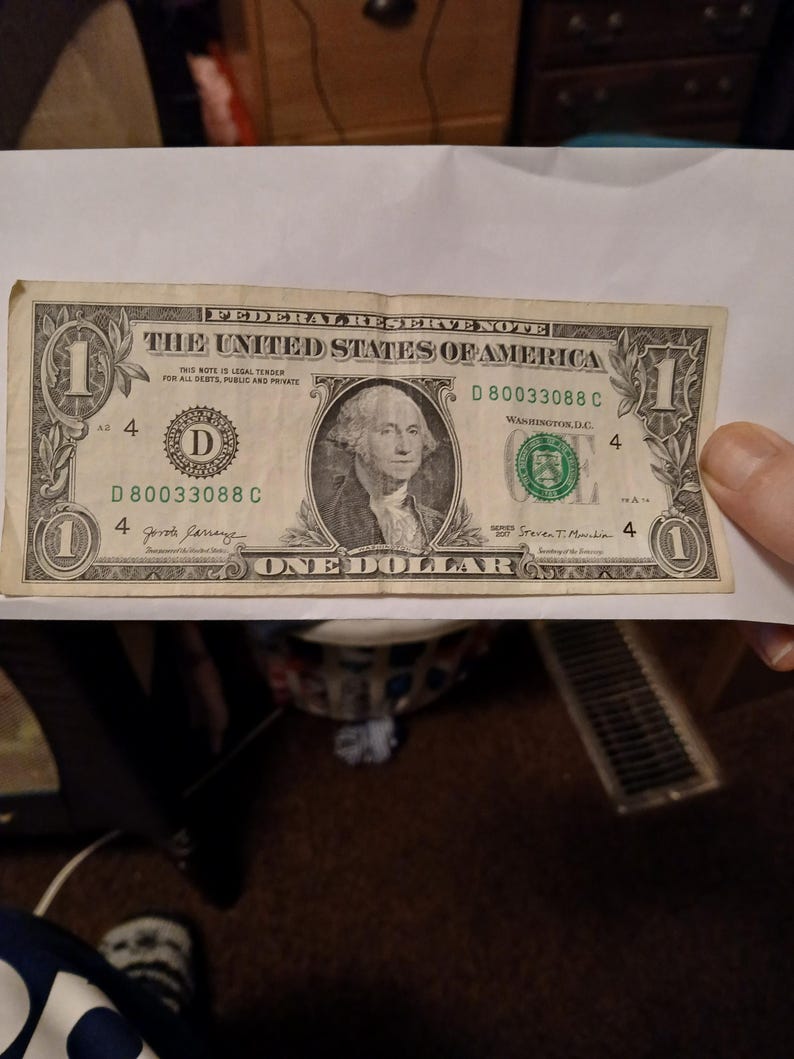 Trinary and Doubles 2017 One Dollar Bill 97.3 Coolness Index Meter - Etsy