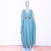 Greek Goddess Sky Blue Maxi Gown, Royal Women Elite Dress With Metal ...