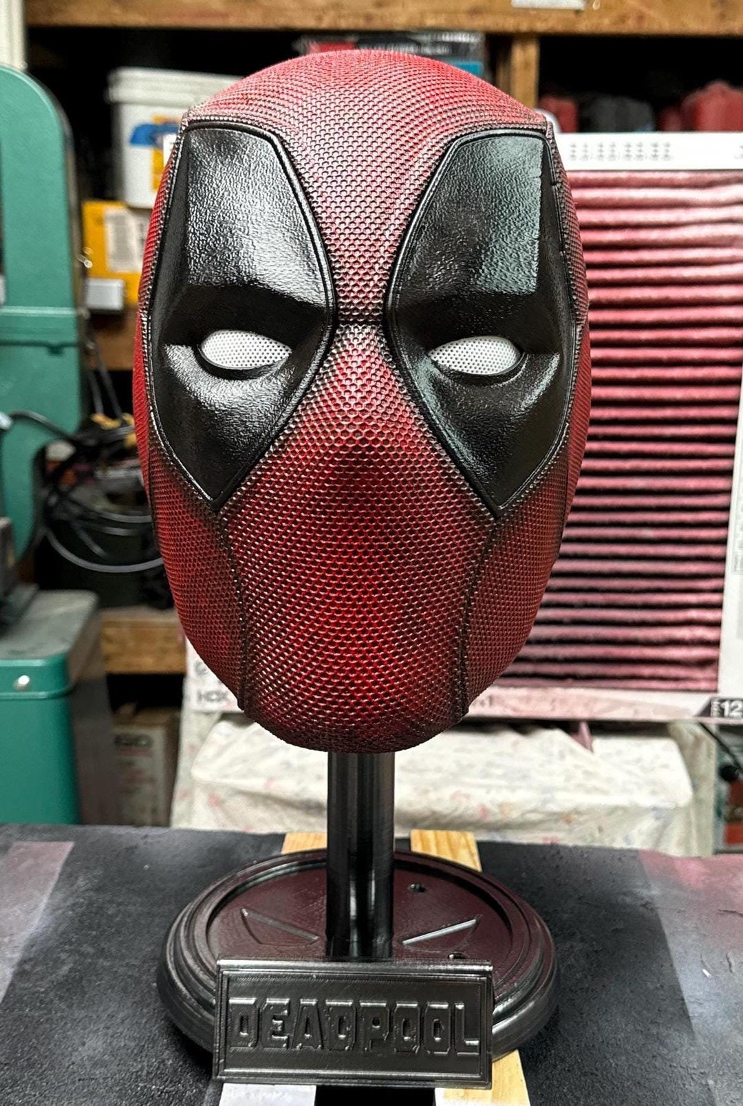 3d Printed Deadpool Helmet - Etsy