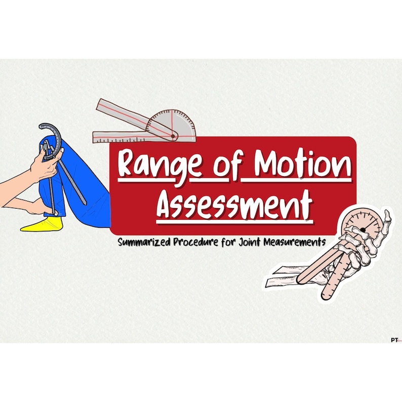 Range of Motion Chart: Physical & Occupational Therapy (digital ...