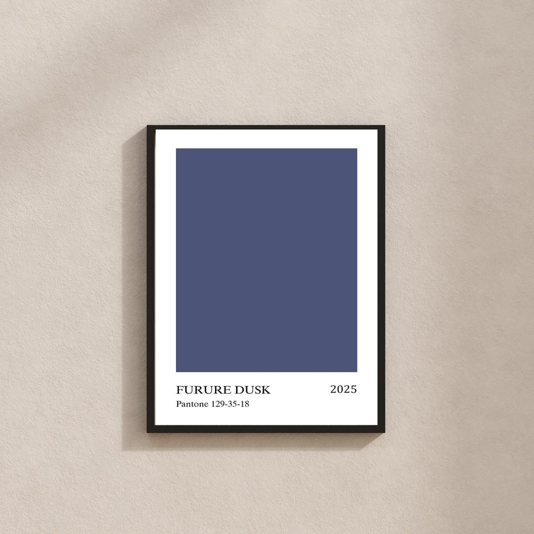 Pantone 2025 Color of the Year, Future Dusk Pantone, Pantone Print ...