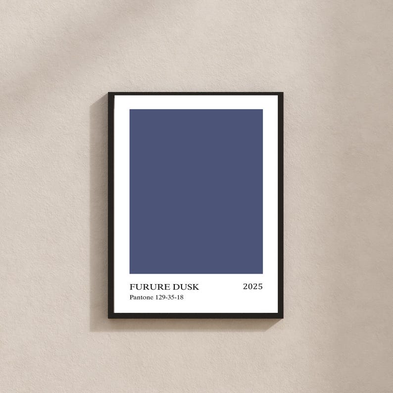 Pantone 2025 Color of the Year, Future Dusk Pantone, Pantone Print ...