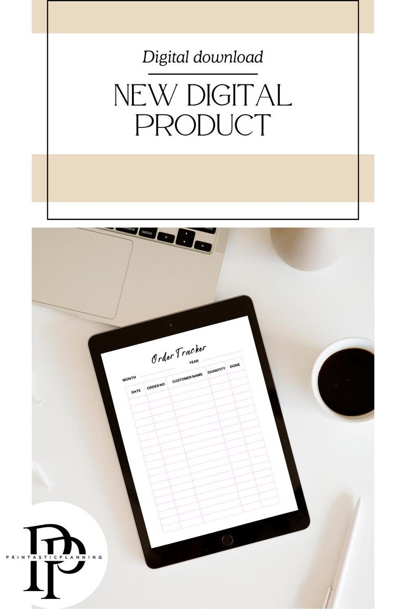 Order Tracker Printable Instant Download for Easy Order Management ...