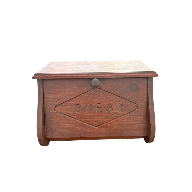 Vintage Bread Box - Etsy