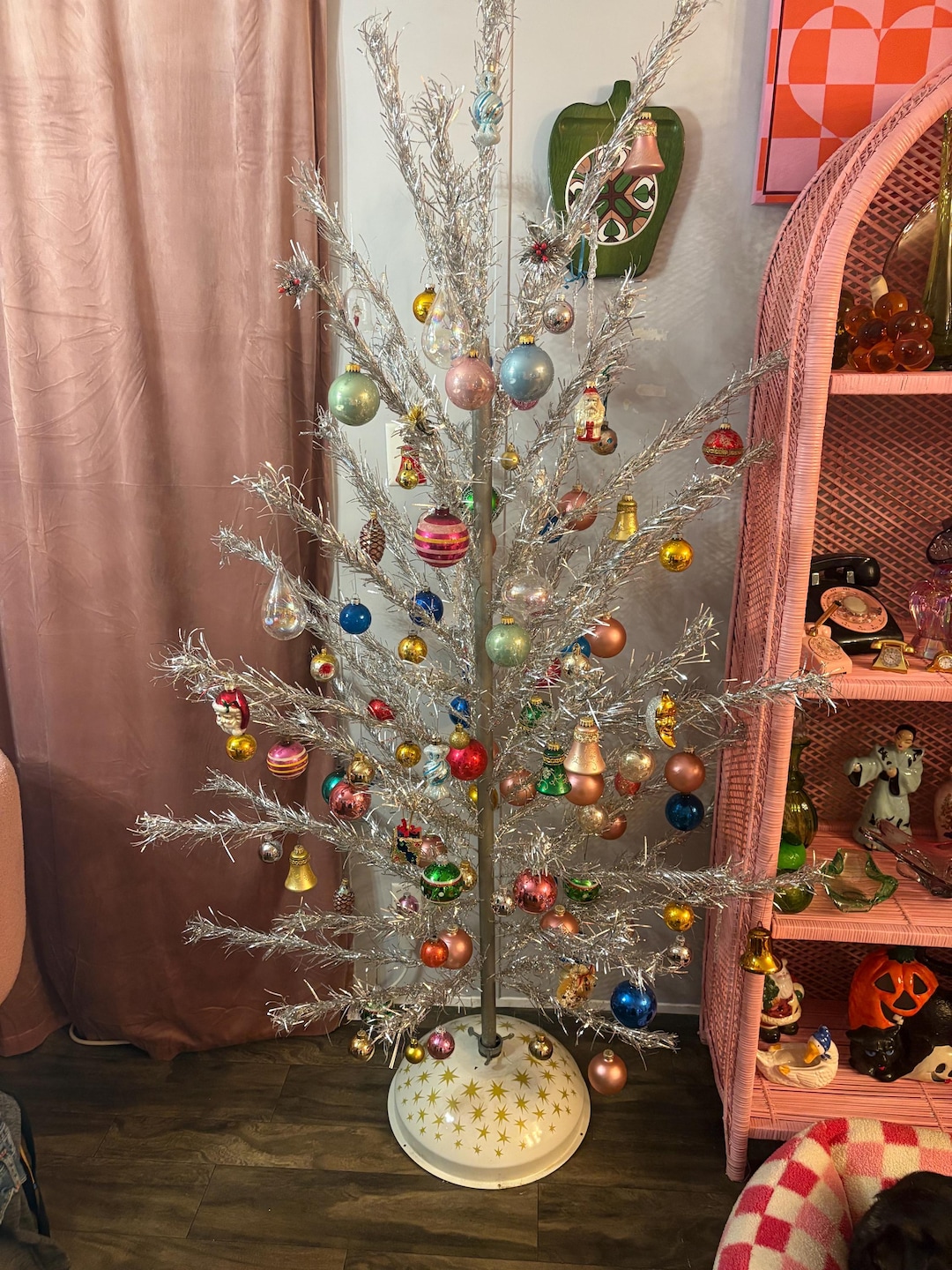 Evergleam 6 Foot Aluminum Christmas Tree Vintage Mid Century Modern ...