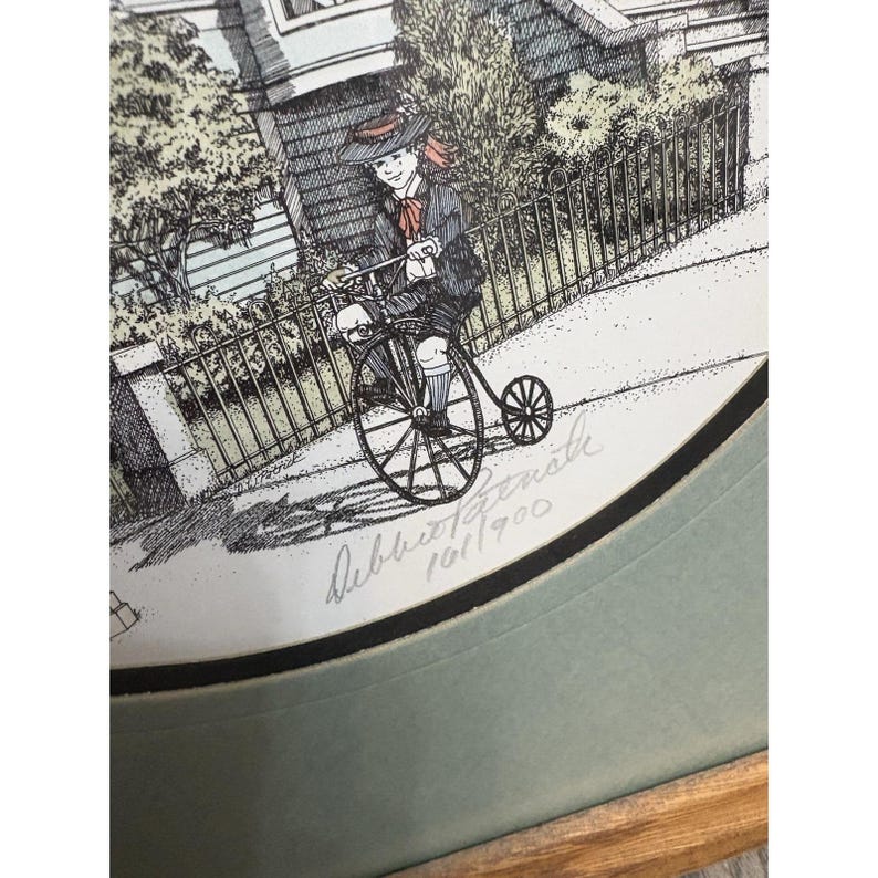 Vintage SIGNED DEBBIE PATRICK San Francisco House Painted Numbered Art ...