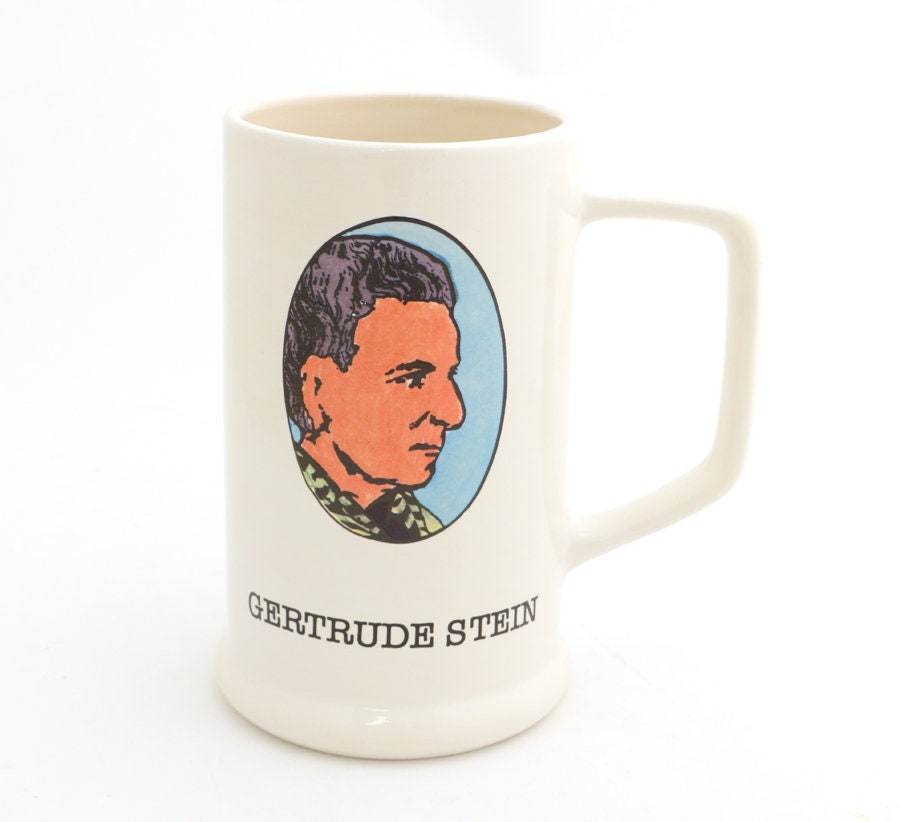 Gertrude Stein beer stein feminist parks and recreation fan | Etsy